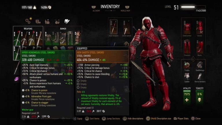 The Witcher 3: How to Get the Hen Gaidth Armor Set – Okgameblog